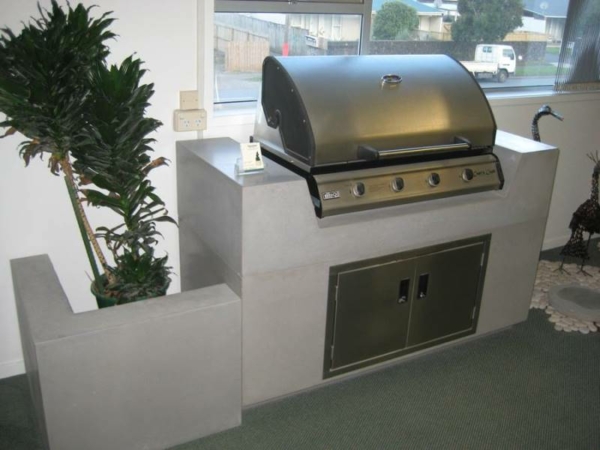 Concrete BBQ Unit | Sanstone | Manufactured in NZ