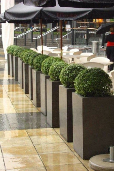Tall Cube Planters | Sanstone | Manufactured in NZ